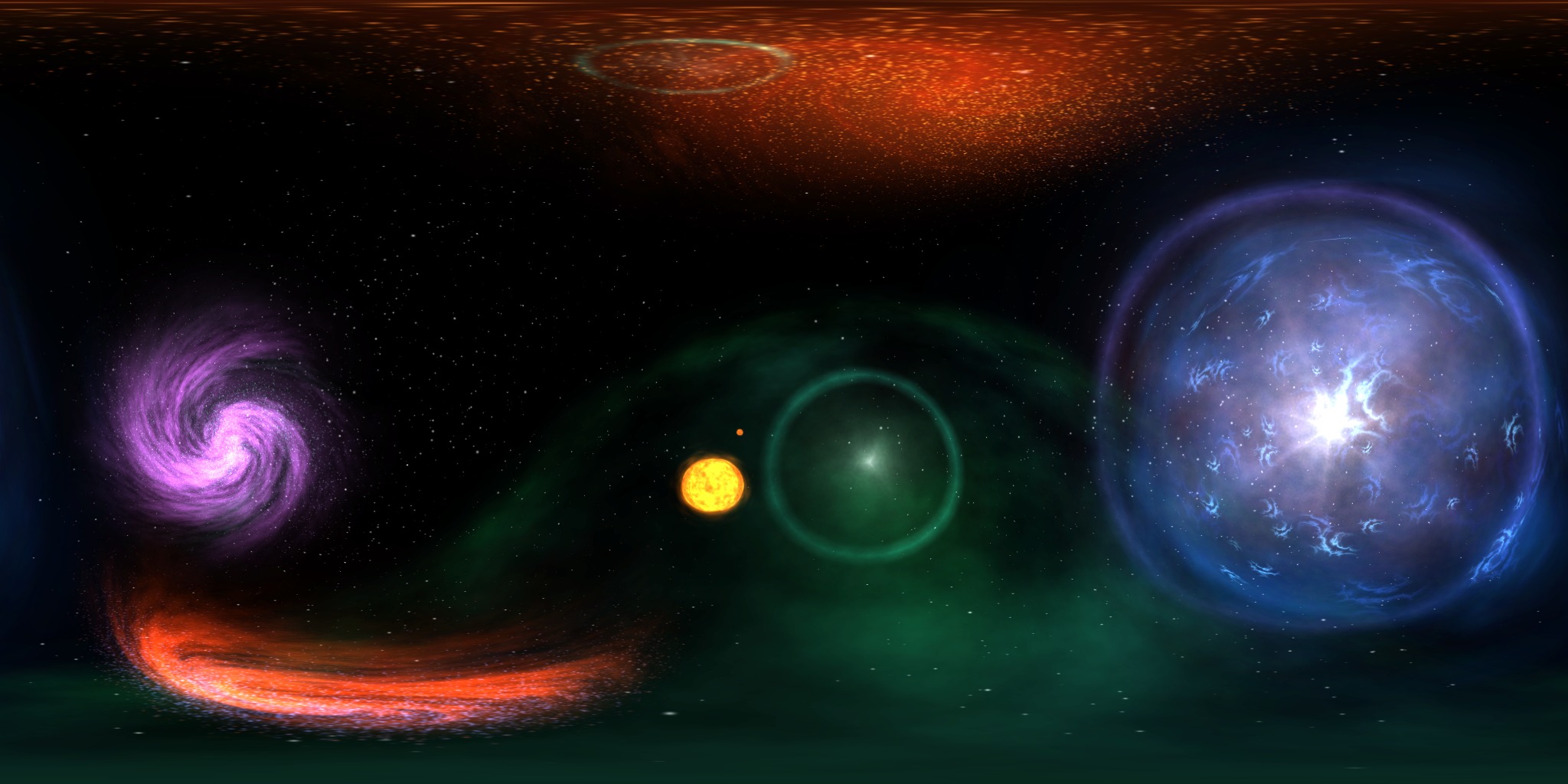 Skyboxes using Universe Image Creator