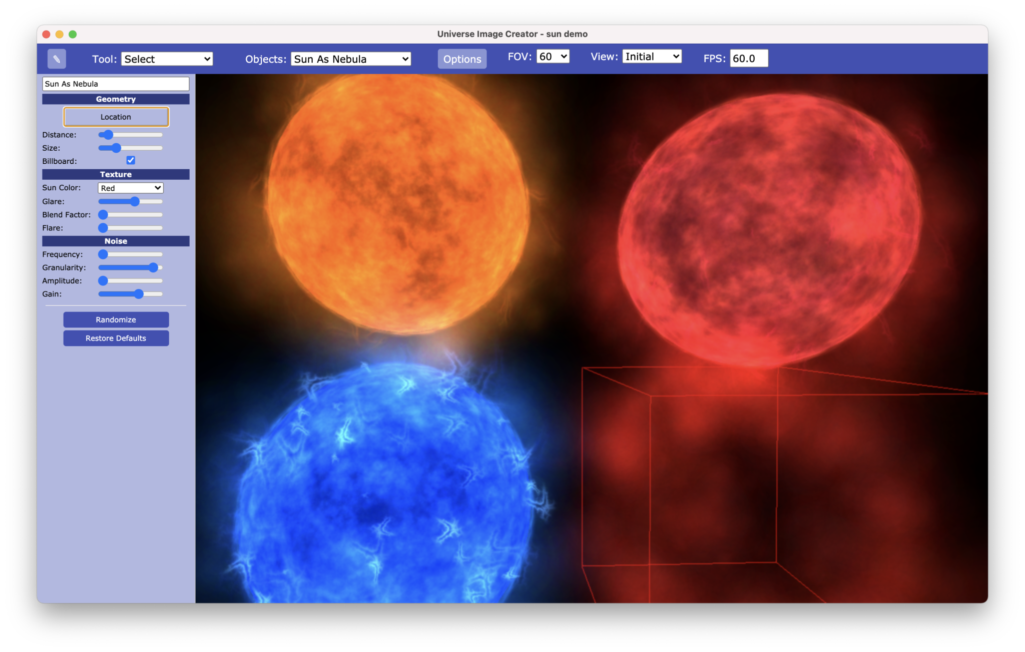 Features - Universe Image Creator